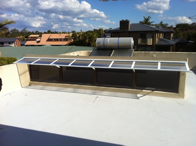 Polycarbonate awnings
